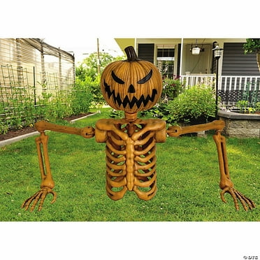 Seasonal Visions 7 ft. Jack Stalker Outdoor Yard Giant Pumpkin ...