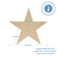 Large Wooden Stars, Star Cut Outs, Use as Star Wall Décor and Patriotic ...