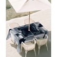 52x70 Inch Outdoor Tablecloth with Umbrella Hole Zipper Rectangle ...