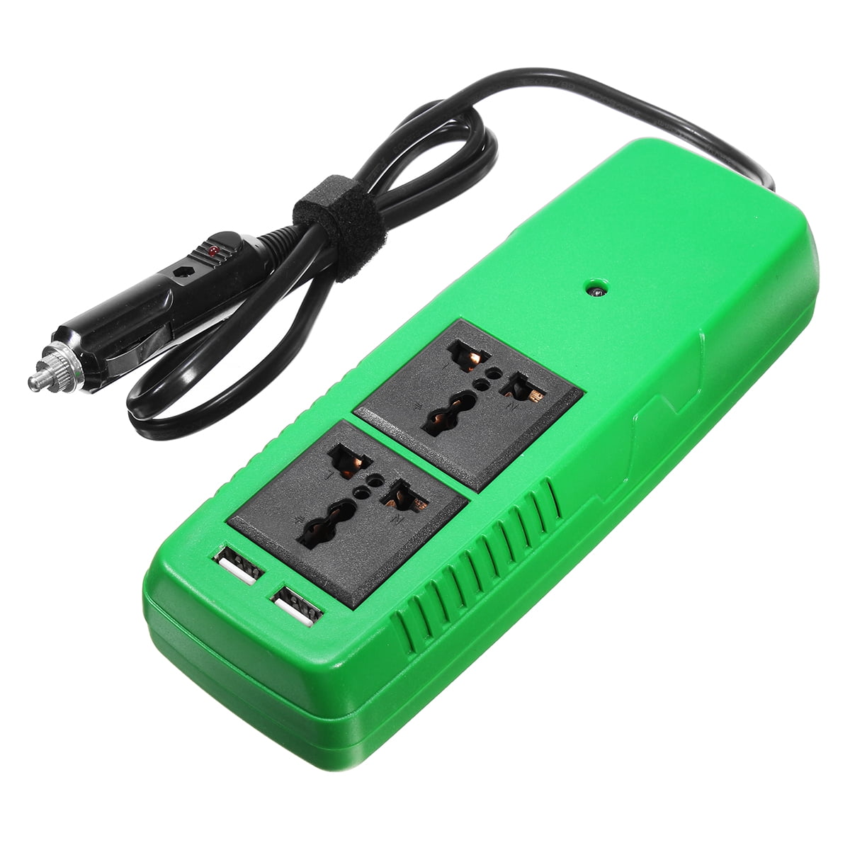300W Power Inverter DC 12V to 220V AC Inverter with 2 USB DC +2 AC ...