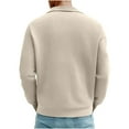 Generic Mens Oversized Sweatshirts Casual Long Sleeve V Neck ...