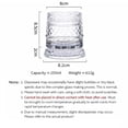 360 Degree Spinning Crystal Glasses,9.87OZ High-Density Crystal Glass ...