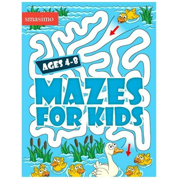 Mazes For Kids Ages 8-12: Mazes Activity Workbook with Solution Best ...
