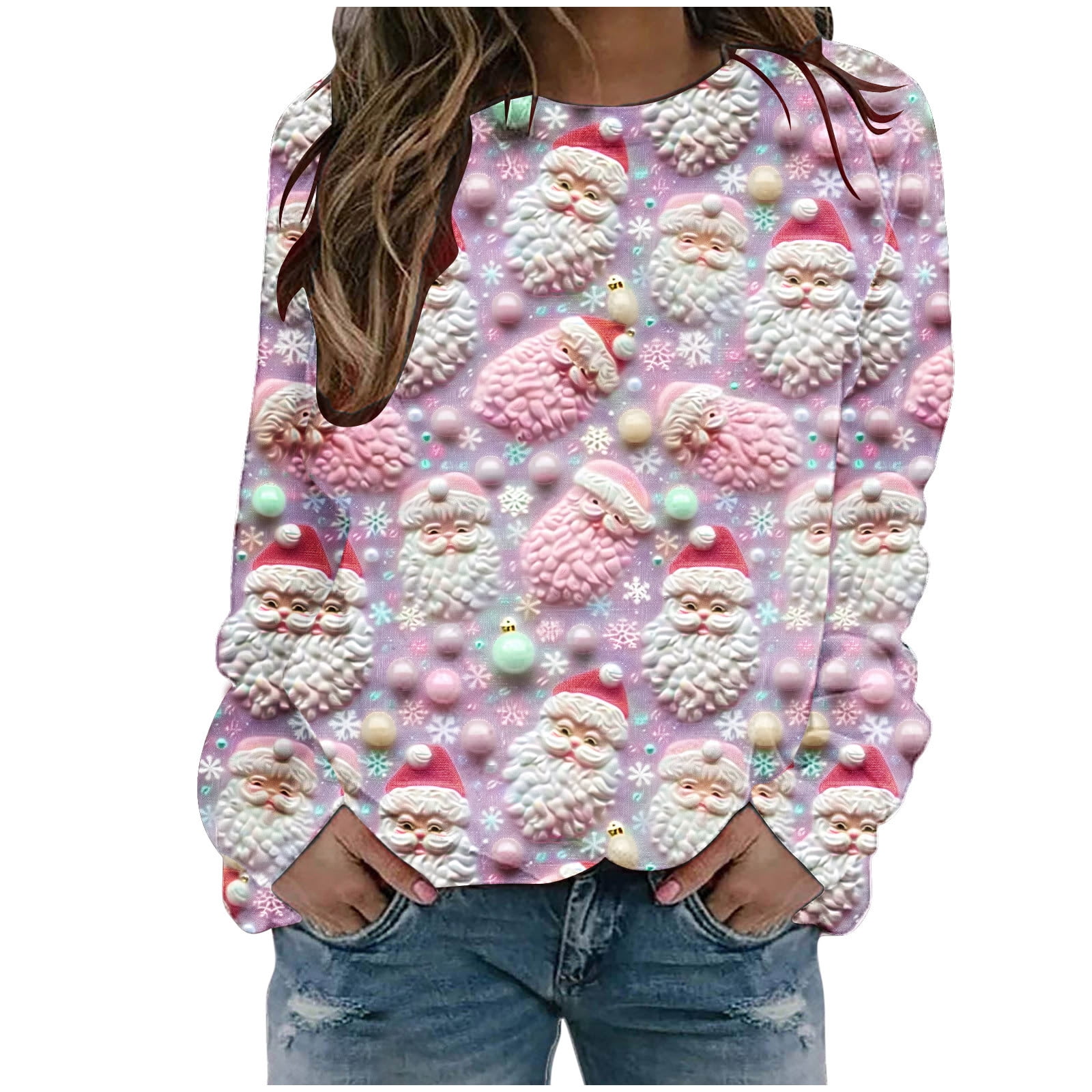 Click here for Lcziwo Christmas Sweatshirts For Women 2024 Fall W... prices