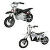 Razor MX400 Dirt Rocket 24V Electric Motocross Dirt Bike, White (2 Pack ...