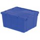 Orbis Attached Lid Container,Blue,Solid,HDPE FP261 Blue - Walmart.com