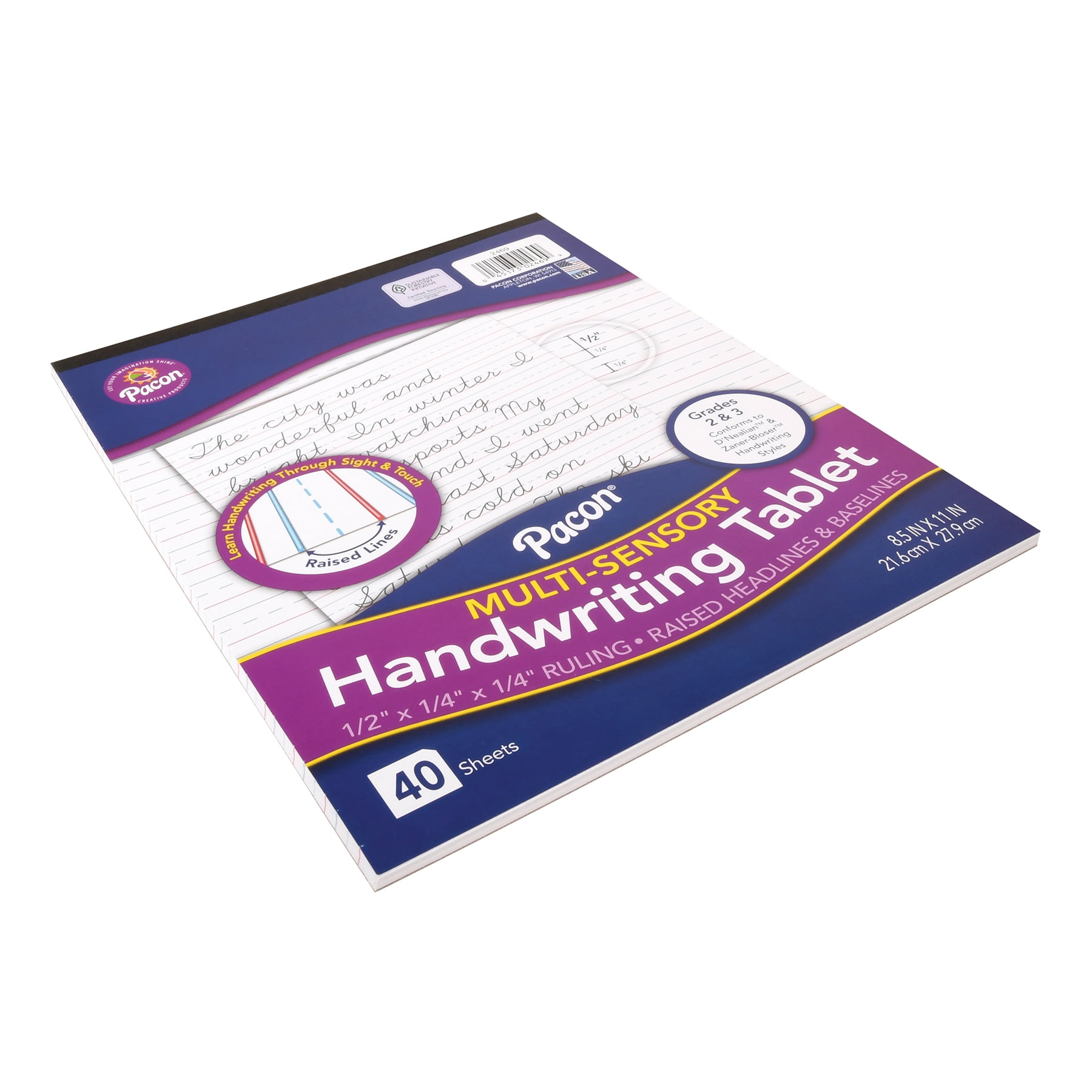 Pacon Newsprint Handwriting Paper, Skip-A-Line, Grade 1, White, 1 Ruled ...