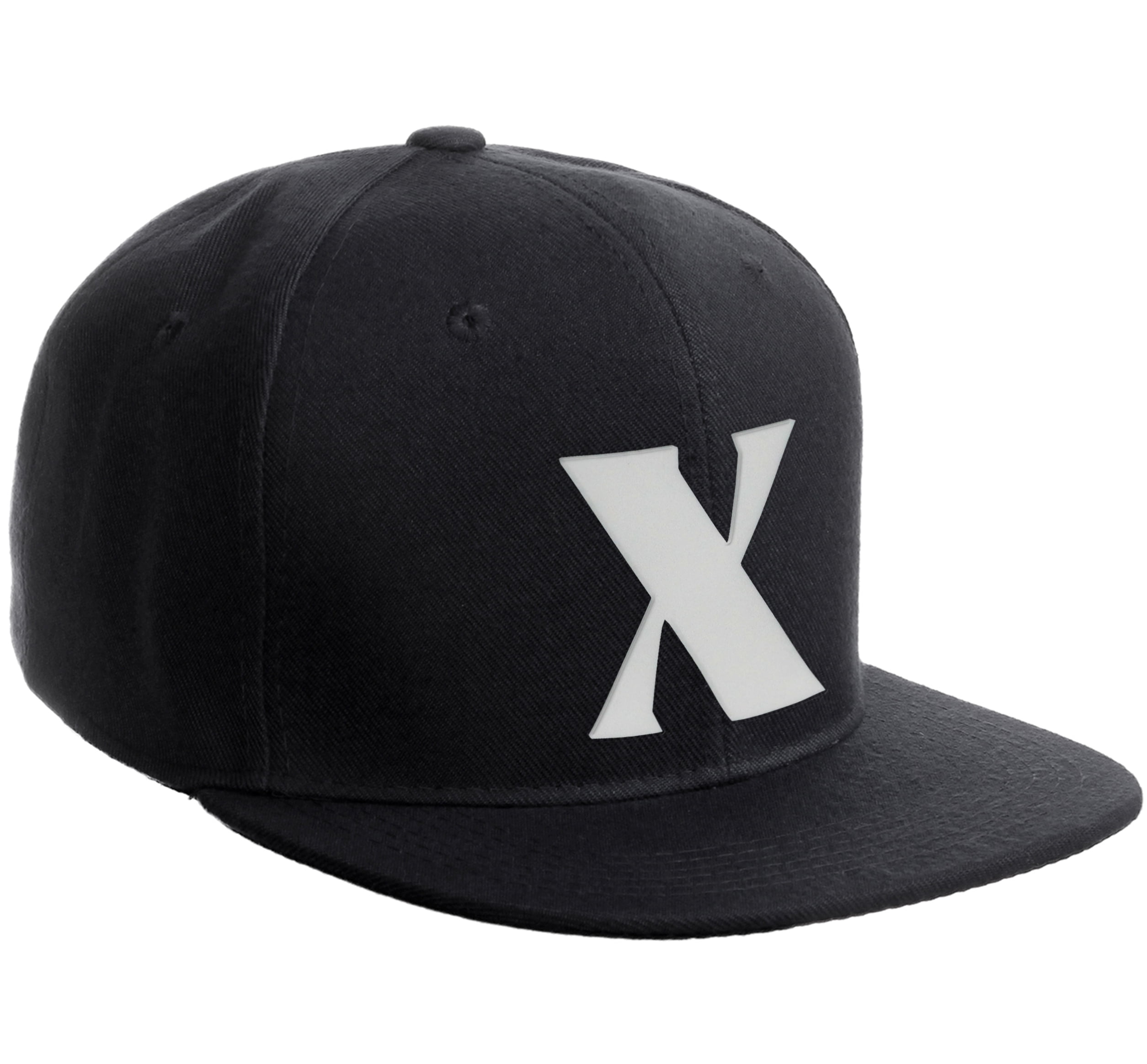 Daxton Classic Snapback Hat 3D Capital Alphabet Letters Flat Bill Visor ...