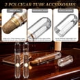CIGARLOONG Cigar Humidor, Full Transparent Cigar Box with Humidifier ...