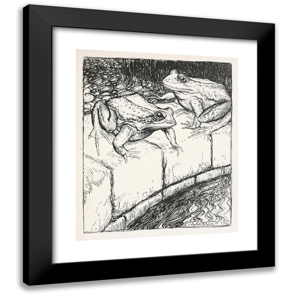 Arthur Rackham 12x14 Black Modern Framed Museum Art Print Titled - The ...