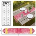 Red Watermelon Table Runner Linen Burlap Table Runner 90 Inches Long ...