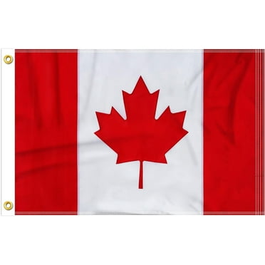 Canada Flag 4x6ft Flag of Canada Canadian HUGE Flag 4' x 6' 100D FABRIC ...