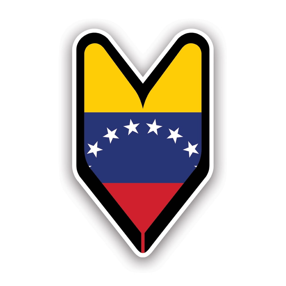 Venezuelan Driver Badge Sticker Decal - Self Adhesive Vinyl ...
