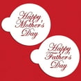 Script Happy Mother/Father's Day Cake Stencil Set SKU# C1062 by ...