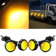4x Raptor Style Amber LED Grille Fog Lights For Toyota FJ Cruiser ...