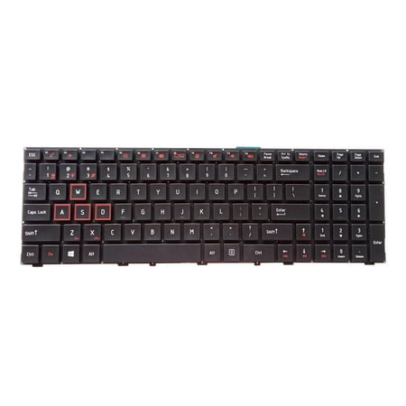 Miulika Laptop Keyboard US Layout Backlit Durable Matte English ...