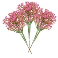 10 Pack Of Simulated Gypsophila Silicone Artificial Flowers Wedding ...