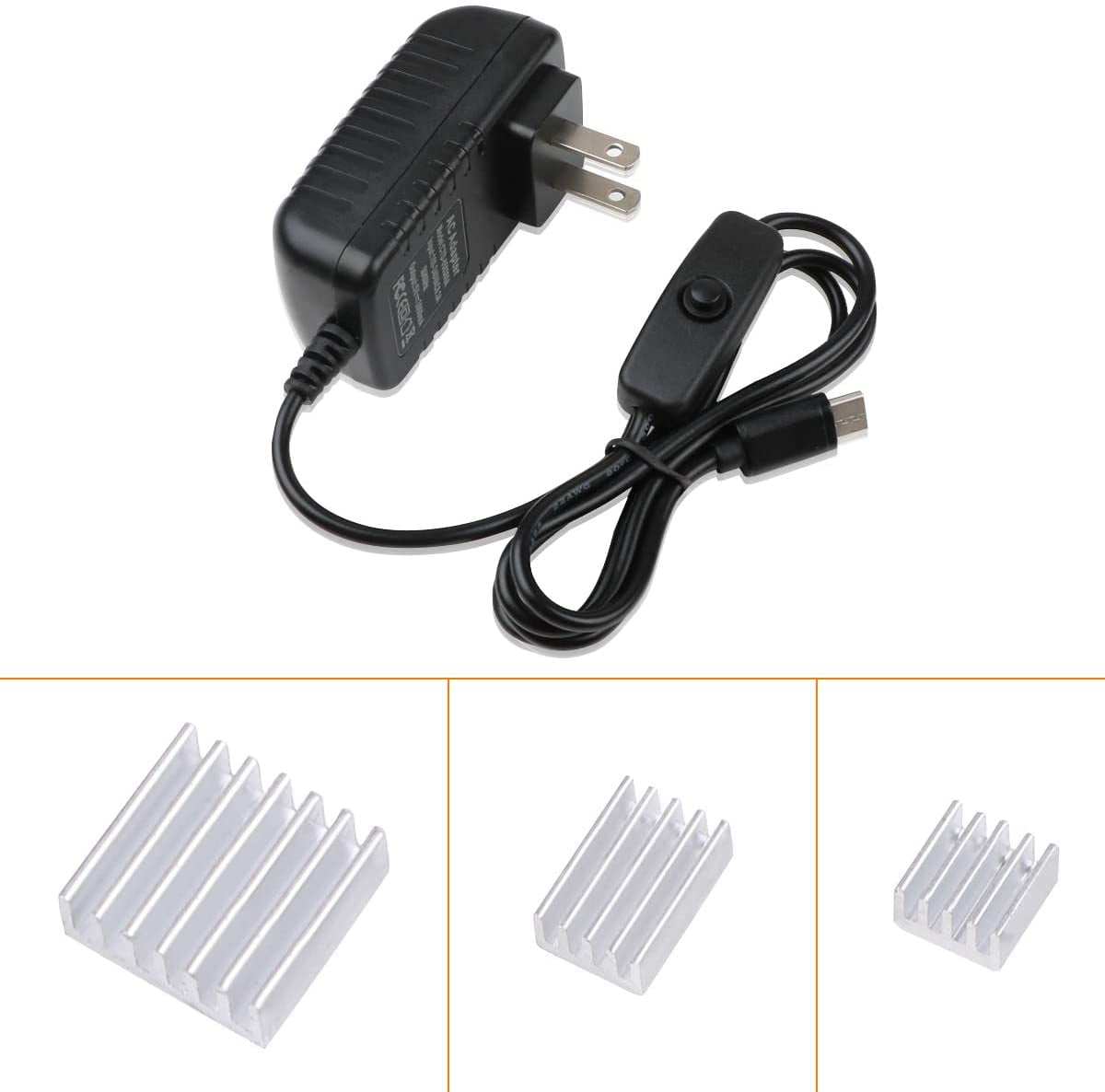 Buy LiteBee Raspberry Pi 4b Power Supply AC Adapter, 5V 3A USB-C Type-C ...