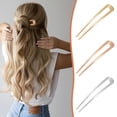 French Hair Pins for Women Gold Hair Pin Hair Fork Clips for Thick Hair ...