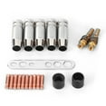 Riousery Premium 20Pcs/Set 12mm 0.8mm Welder Nozzle Contact Welding Tip ...