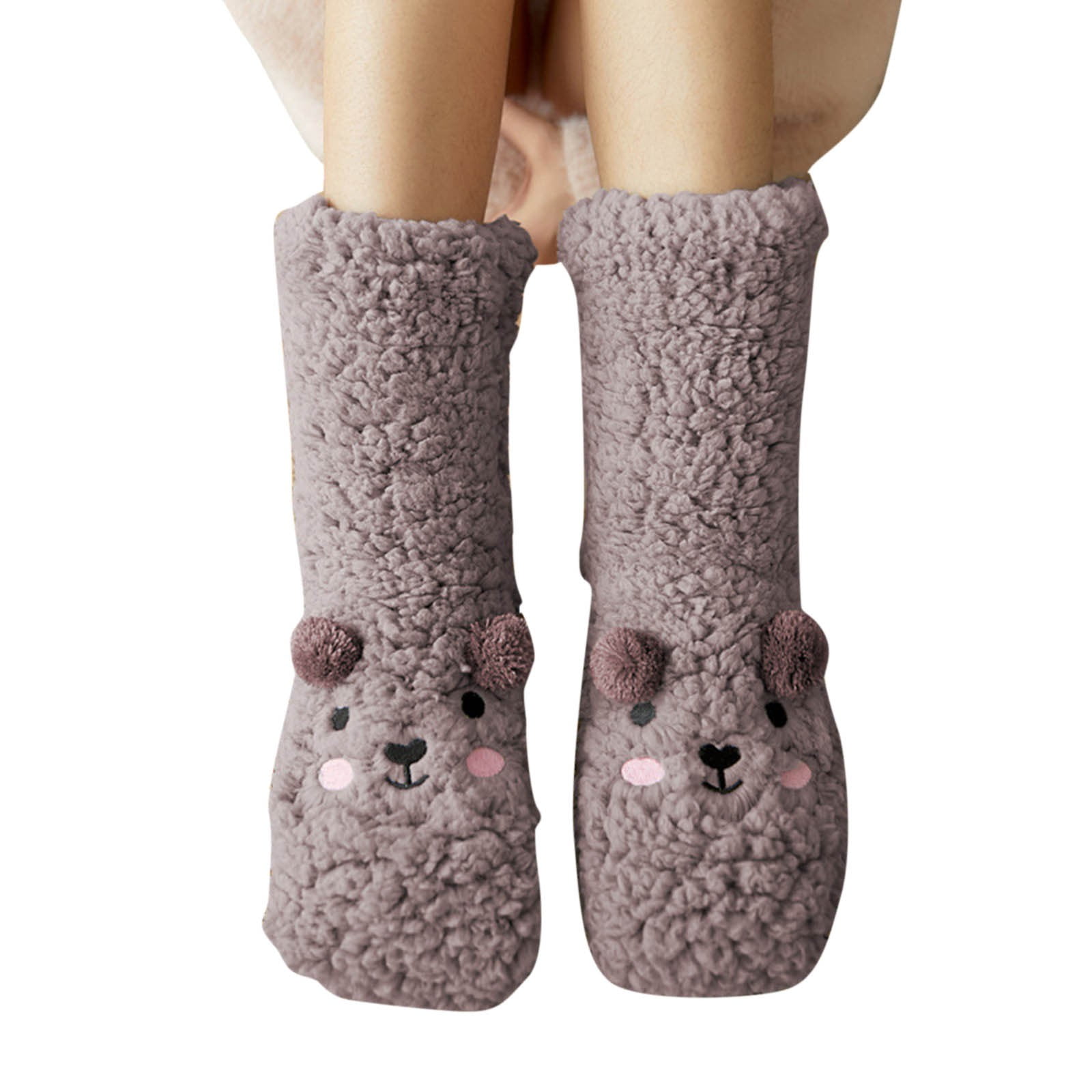 Wozhidaoke Stocking Stuffers For Adults Winter Floor Socks Plush ...