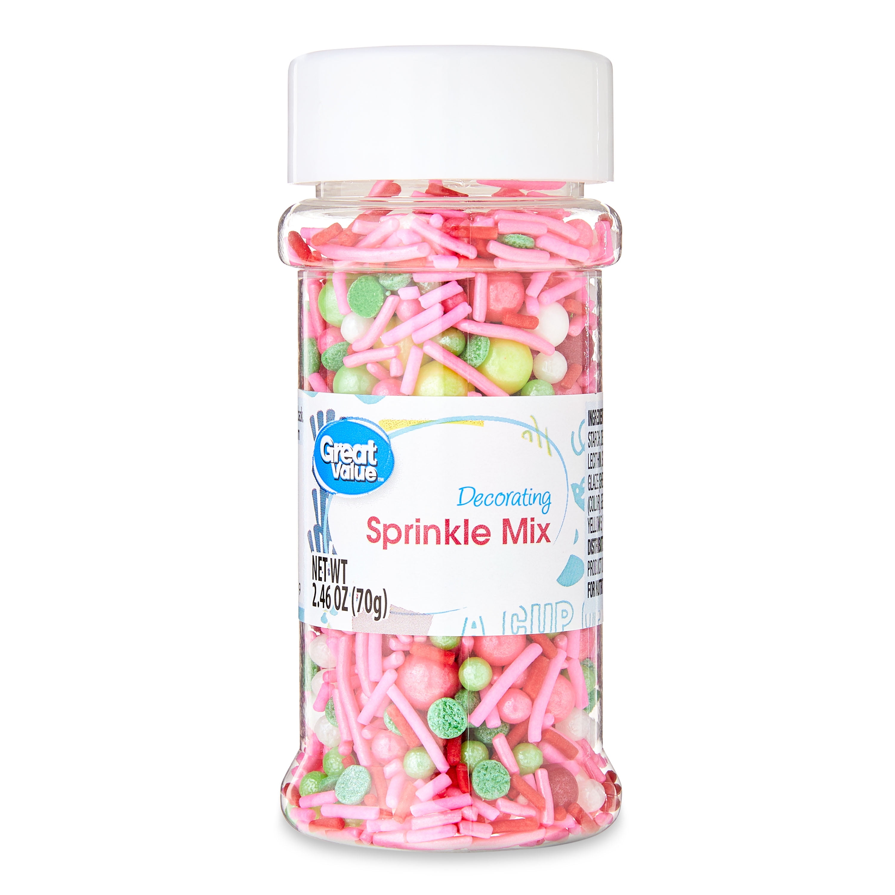Great Value Watermelon Sprinkles, 2.46 oz - Walmart.com