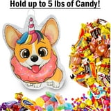 Dog Donut Pinata Bulk Candy Fill Spill Pinatas - Puppy Party Favor Game ...