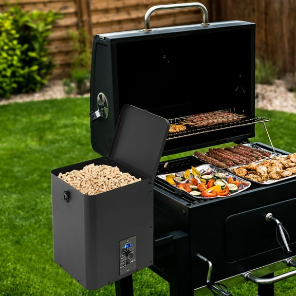 PARGRILL Wood Pellet Grill Smoker, 467 Sq In Cooking Area, Durable BBQ ...