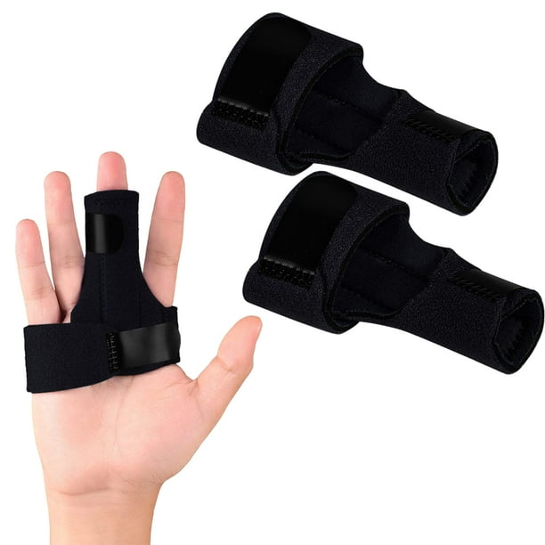 Finger Splint Finger Protection,2 Pieces Adjustable Finger Braces ...