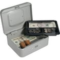 Steel Money Cash Box with Combination Lock, Grey (8" x 6.3" x 3.5 ...