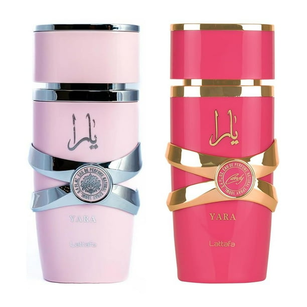 Perfume Lattafa Yara Eau de Parfum 100 ml + Yara Candy 100 ml | Bodega Aurrera en línea