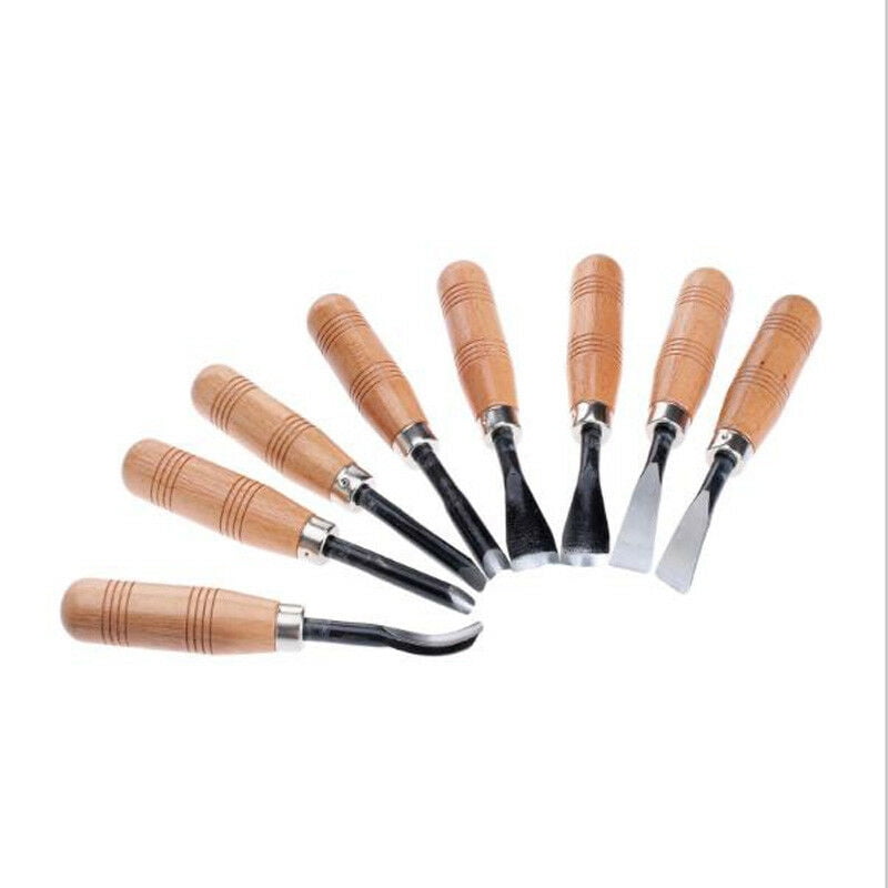 Wood Carving Chisel Set 8pieces Professional Sculpture Woodworking