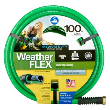 Swan FlexRITE PRO 5/8" x 25' Heavy Duty Flexible Garden Hose - Walmart.com