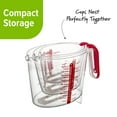 PrepSolutions 3 Piece Liquid Measuring Cup Set with Easy Read ...
