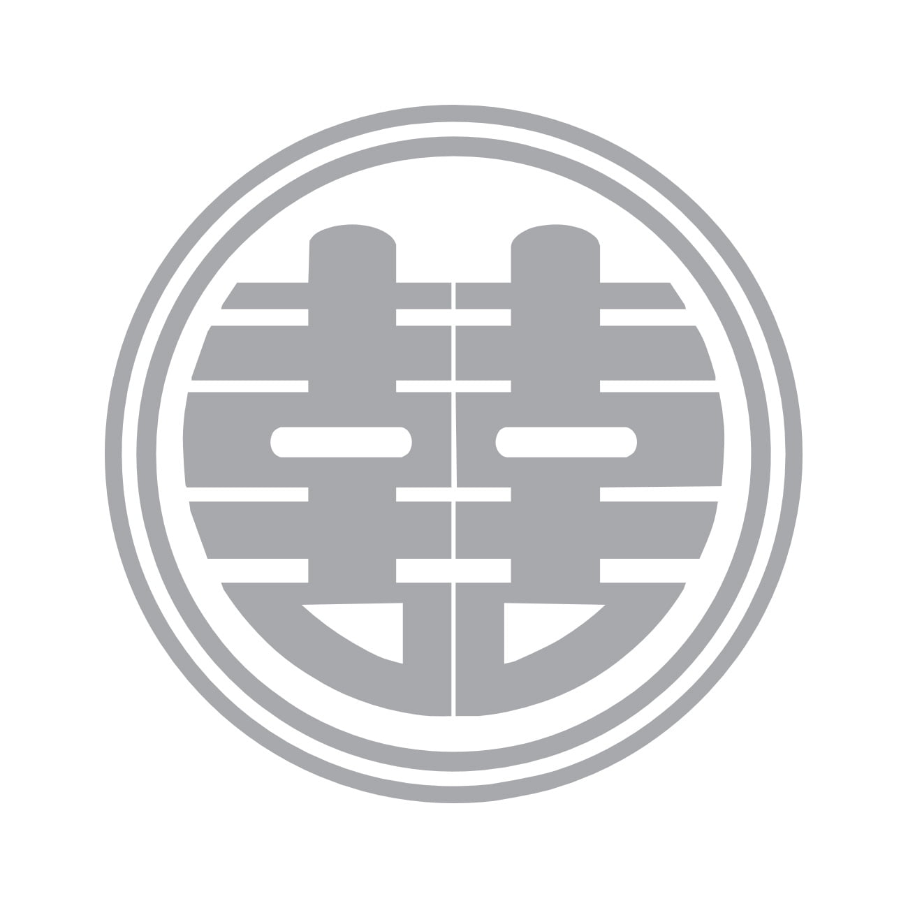 Chinese Character Double Happiness Sticker Decal Die Cut - Self ...