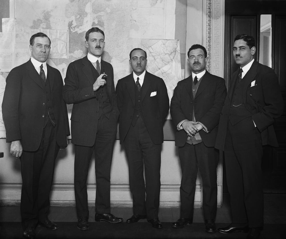 Allen Welsh Dulles (2Nd From Left) As Chief Of The Near East Division ...