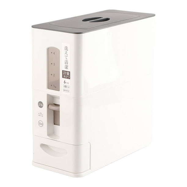 Rice Dispenser Transparent Clear Scale Funnel Type Dust Proof Household ...