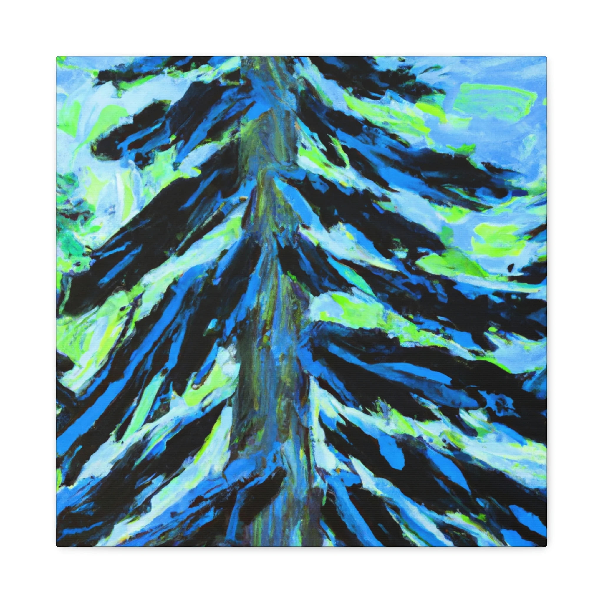 Spruce Tree Splendor - Canvas - Walmart.com