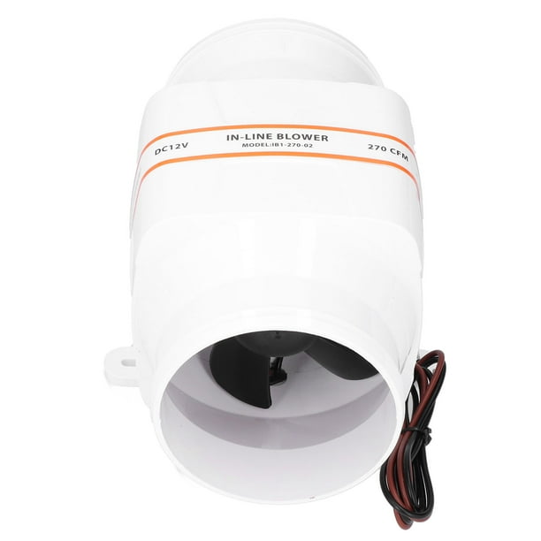 Air Blower, 4 Inch High Airflow In-Line Air Blower 12V For Cylinder ...