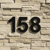 Barton 6 Inch Floating House Number "9" Stainless Steel Anti-Rust House ...