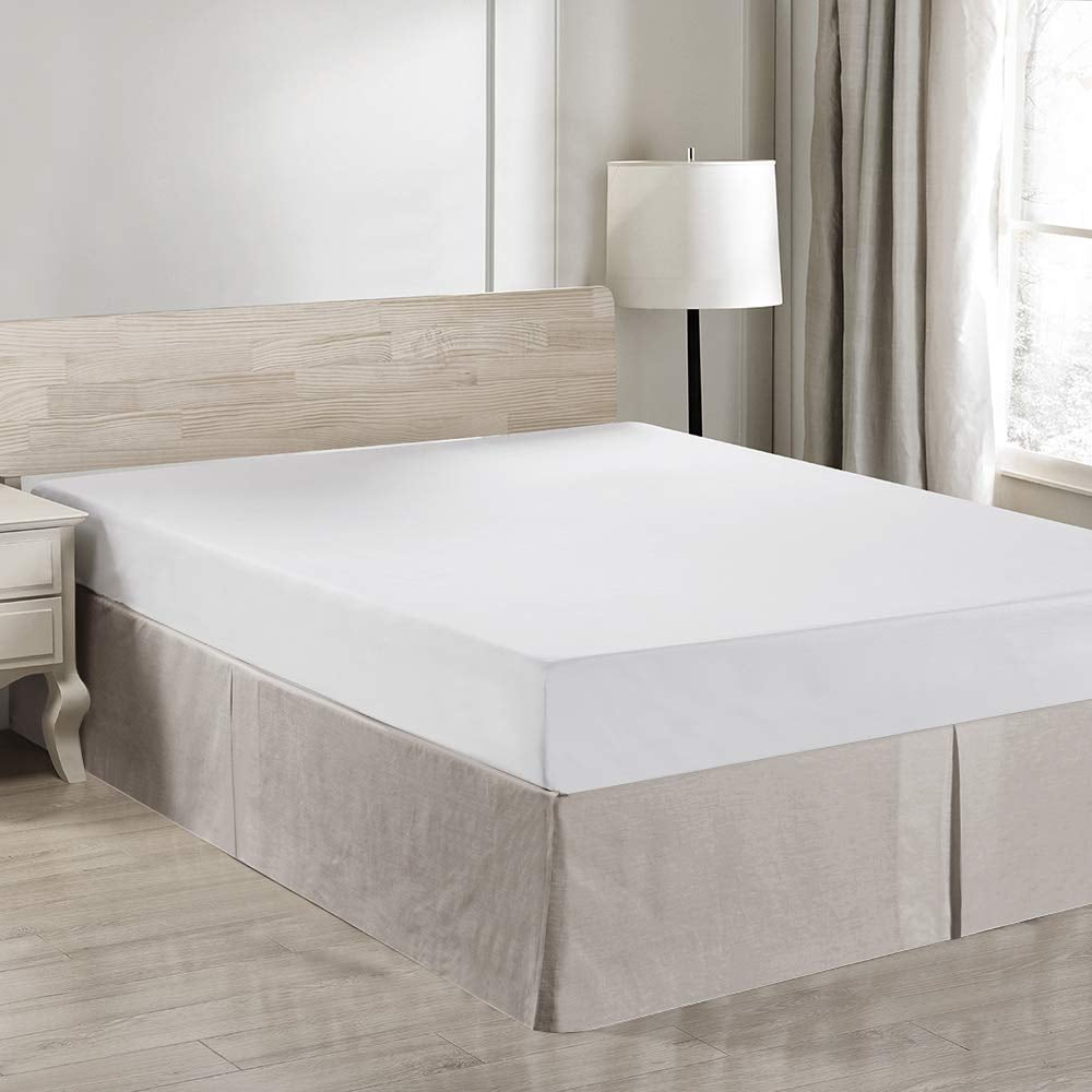 Click here for Simple & opulence Belgian Linen Bed Skirt With Cla... prices