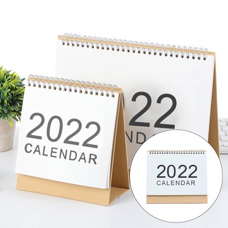 Sharplace 2022 Desk Calendar Supplies Standing Simple Design Stand up ...