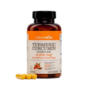 NatureWise Turmeric & Ginger | Vitamins for medical supply - Walmart ...