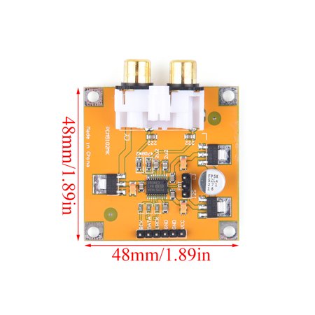 PCM5102 PCM5102A DAC Decoder Board I2S Audio Player I2S/Left Input Audio Module Adjustable ...