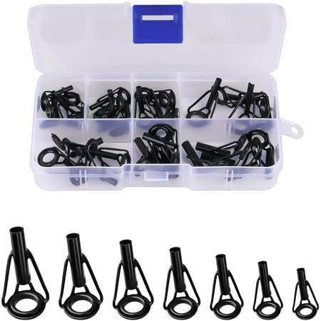 35pcs Fishing Rod Tip Repair Kit, Stainless Steel Rod Tip Repair Kit ...