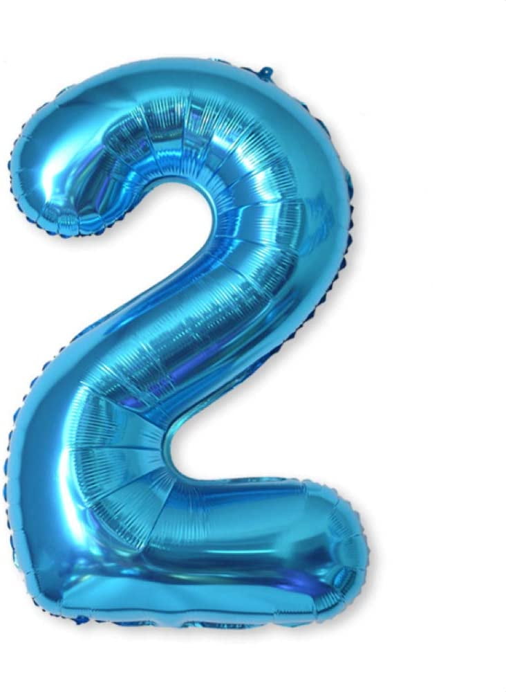 40in Blue Foil Number Balloon - Perfect for Celebrations - Walmart.com