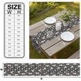 Cartoon Chef Cakes Table Runner Country Funny Food Dessert Black ...