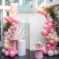 5FT Arch Backdrop Covers, Aqua Grey Wedding Arch Cover Stretchy, Chic ...