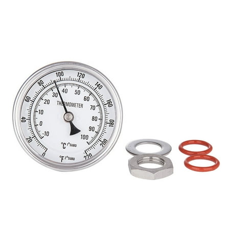 freestylehome 1/2 Inch NPT Thread Pot Thermometer Home Brew Kettle ...