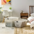 Free Shipping Iris Usa Large 144 Qt Plastic Storage Box Clear